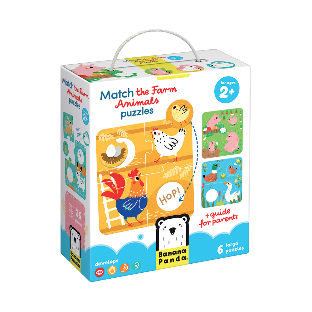 Match the Farm Animals Puzzles – AH Baby Co