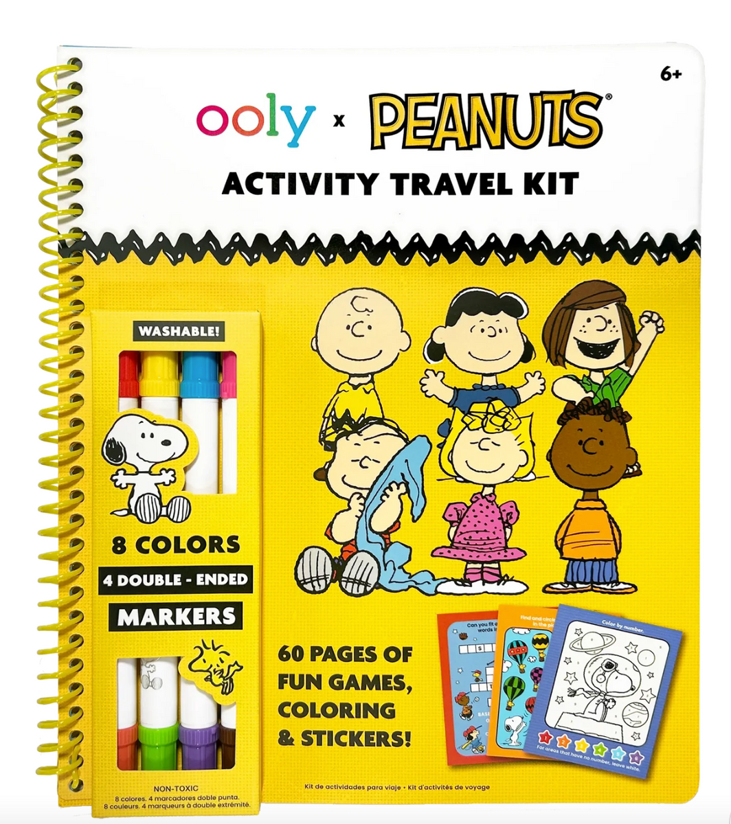 Ooly X Peanuts Activity Travel Kit Double Ended Markers Ah Baby Co